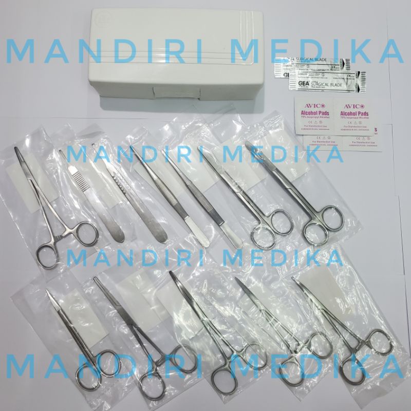 Jual Hecting Set Alat Rawat Luka Spitze Box Plastik 14 Macam Item ...