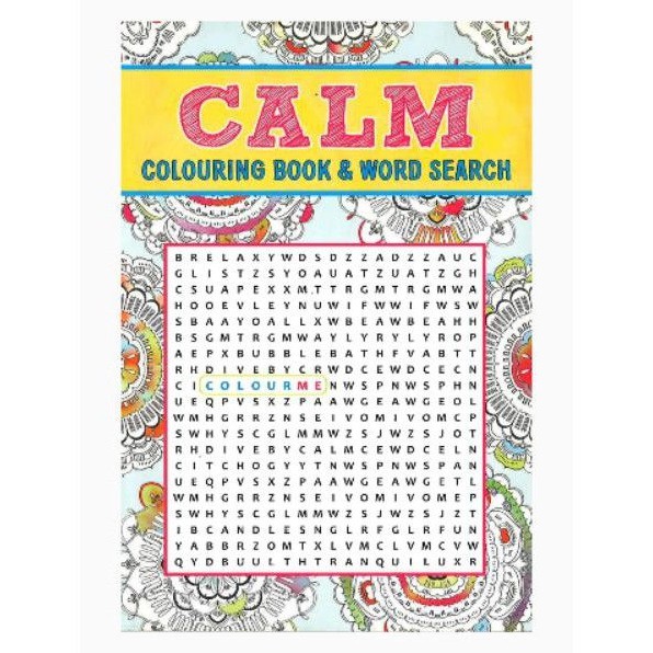 Jual ADULT COLORING AND WORDSEARCH: CALM 100% original | Shopee Indonesia