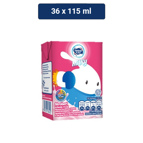 Jual Frisian Flag UHT Zuzhu Strawberry 6x6x115ml (Multipack) | Shopee Indonesia