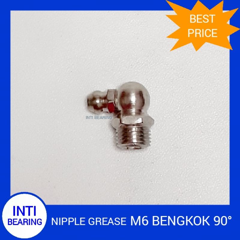 Jual NIPPLE GREASE M6 LURUS BENGKOK M6 x 1 45 90 NAPLE STEEL 6 mm 6mm ...