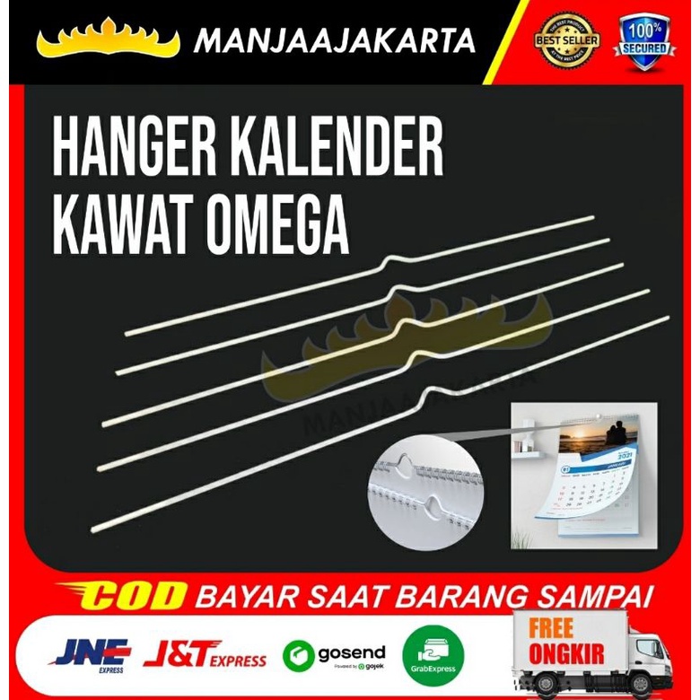 Jual Hanger Kalender 32CM Kawat Omega Gantungan Kalender Dinding Kawat ...