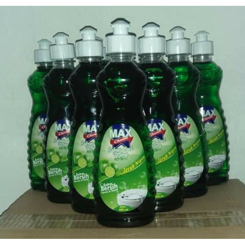 Jual Max Clean Sabun Pencuci Piring 450ml Ampuh Menghilangkan Noda ...