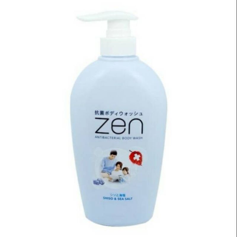 Jual Zen Antibacterial Body Wash Pump 500 ML / 480ml Sabun Cair Botol ...