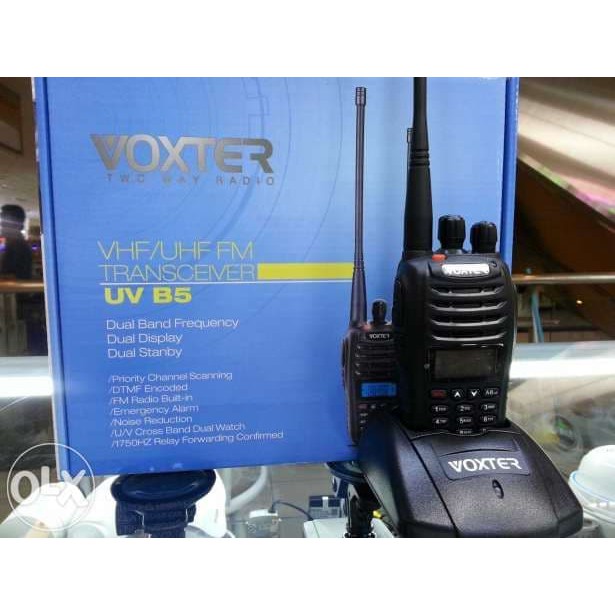 Jual Voxter UVB5 HT Dual Band Garansi 1 Tahun UV-B5 UVB5 Radio Baru ...