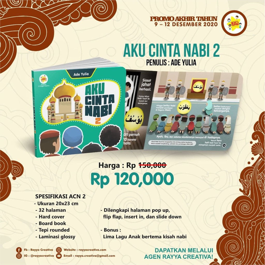 Jual Aku Cinta Nabi 2 | Shopee Indonesia