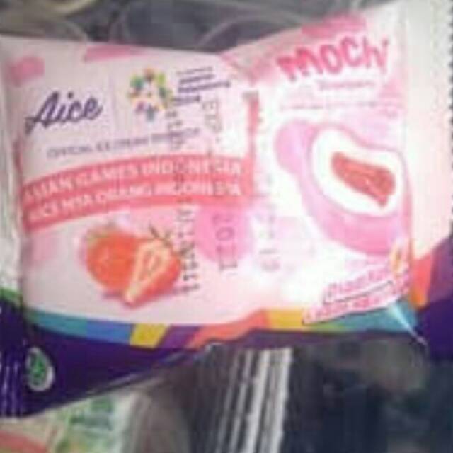 Jual Aice Mochi Strawberry (@KFF) | Shopee Indonesia