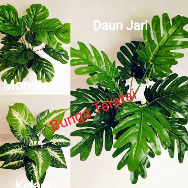 Jual Bunga Tanaman Hias Hiasan Plastik Besar Artificial Gantung Dinding ...