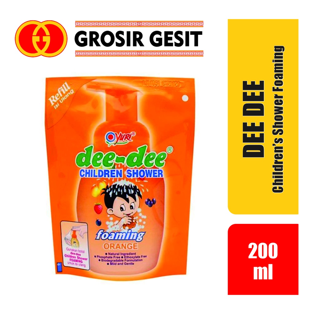 Jual Dee Dee Children Shower Foaming Refill Pouch 200ml | Shopee Indonesia