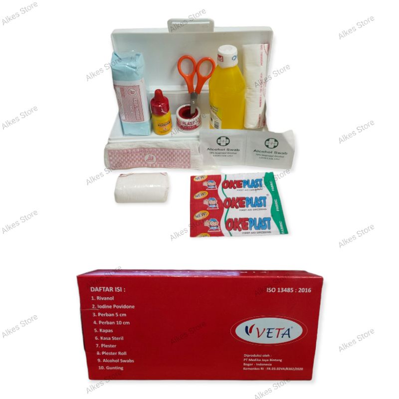 Jual P3K Mobil Kotak P3K Pertolongan Pertama Pada Kecelakaan | Shopee ...