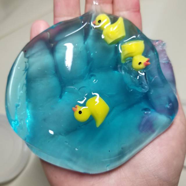 Jual Swimming Duck slime /slime bening | Shopee Indonesia