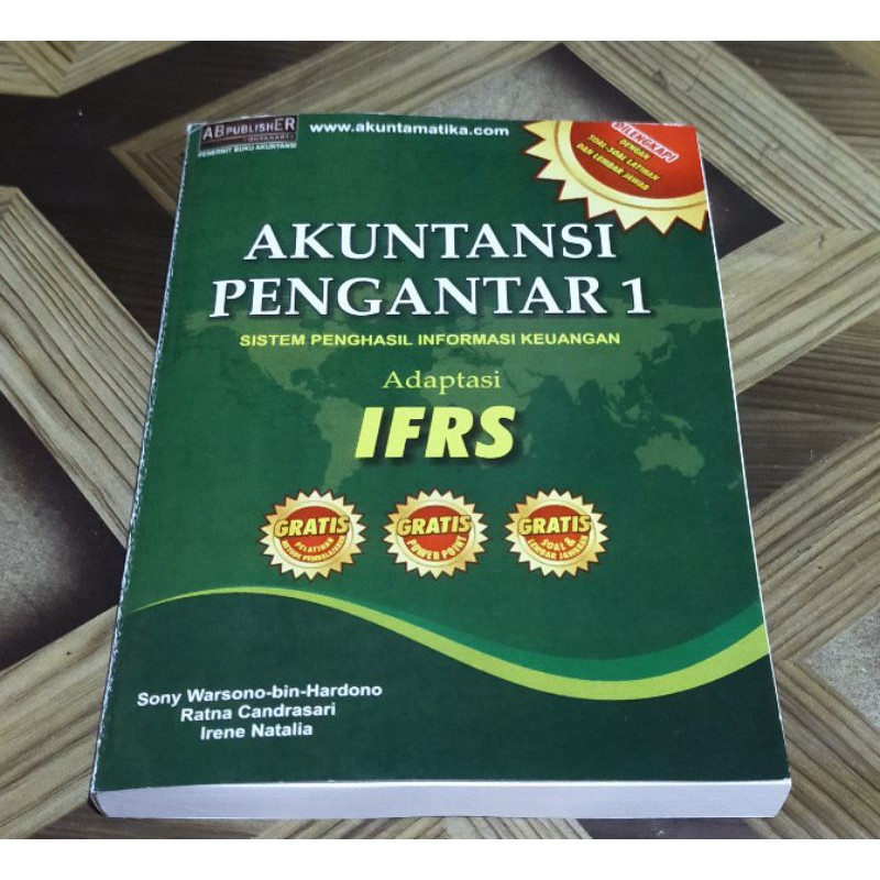 Jual Akuntansi Pengantar 1 adaptasi IFRS by Sony Warsono | Shopee Indonesia