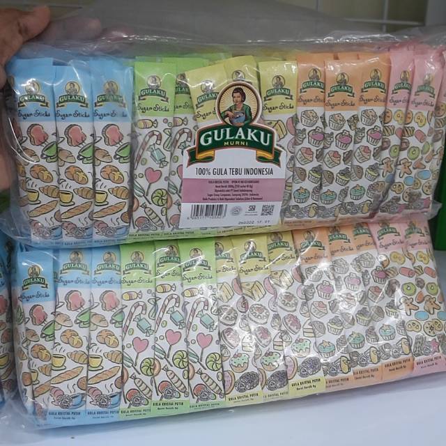 Jual GULAKU Sachet / Gulaku stick 125sachet @8gram | Shopee Indonesia