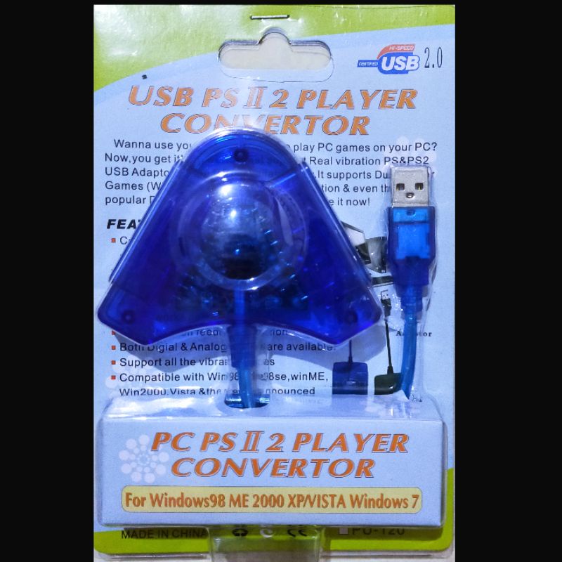 Jual Converter Stik PS2 ke USB (2 cabang / 2 port) | Shopee Indonesia