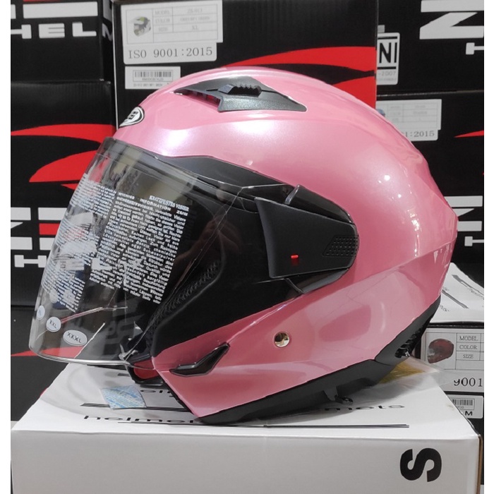 Jual Zeus ZS611 Pink - Helm Half Face Zeus ZS 611 | Shopee Indonesia
