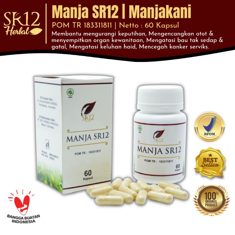 Jual AMPUH!!! MANJA SR12 / MANJAKANI ORIGINAL SR12HERBALCARE | Shopee ...
