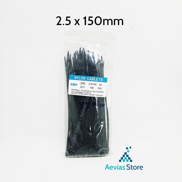 Jual Kabel Ties 2.5 x 150 MM (100 pcs) | Shopee Indonesia