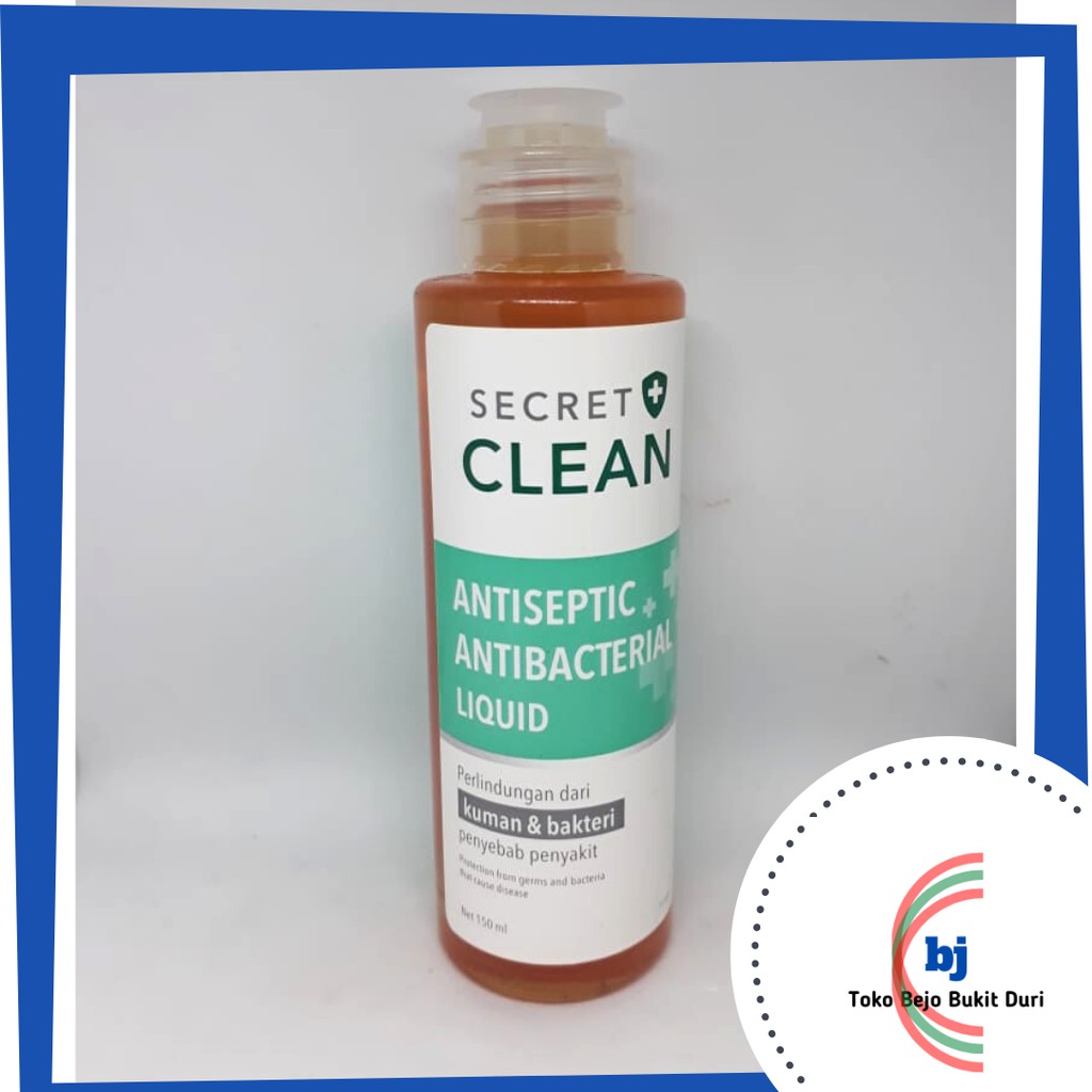 Jual Secret Clean Antiseptic Antibacterial Liquid 150 ml | Shopee Indonesia