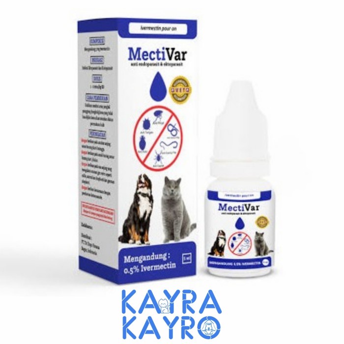 Jual MectiVar 5 mL - Obat Anti Kutu & Cacing Hewan Anjing Kucing ...