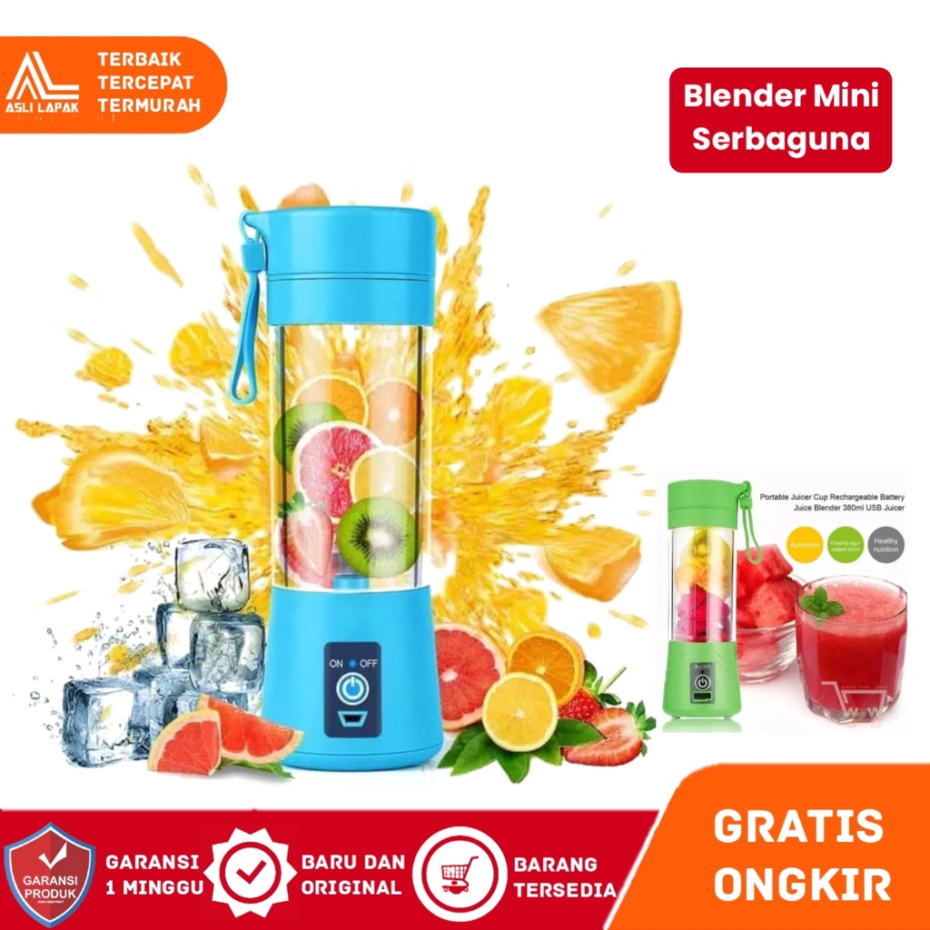 Jual Blender Mini Portable Serbaguna Belender Tangan Jus Buah Elektrik ...