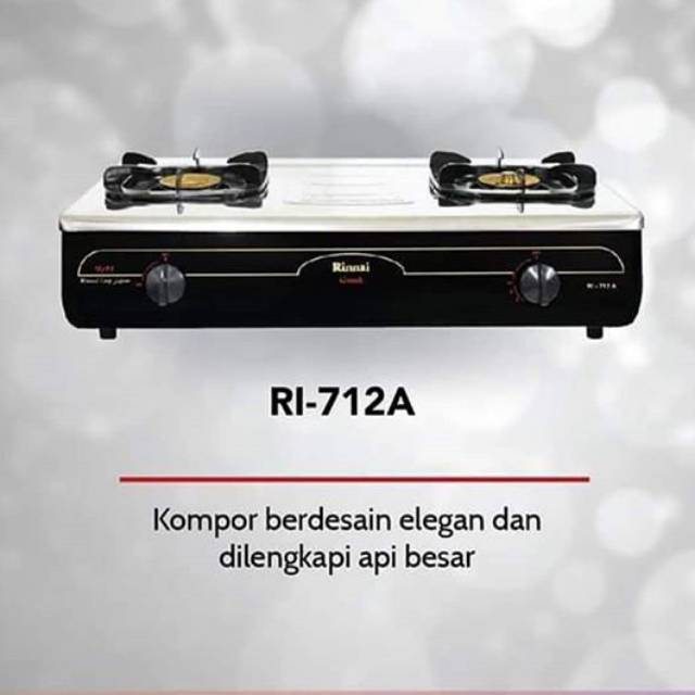 Jual KOMPOR GAS RINNAI 2 TUNGKU RI-712A (AF) | Shopee Indonesia