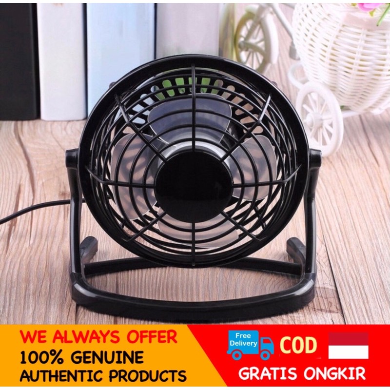 Jual Kipas Angin Mini USB Mini Fan USB Portable Desktop USB Powerbank ...
