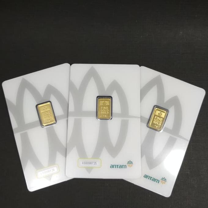 Jual Emas Logam Mulia Antam 1 Gram Gold Lm Antam 1 Gr Sertifikat 1Gr ...