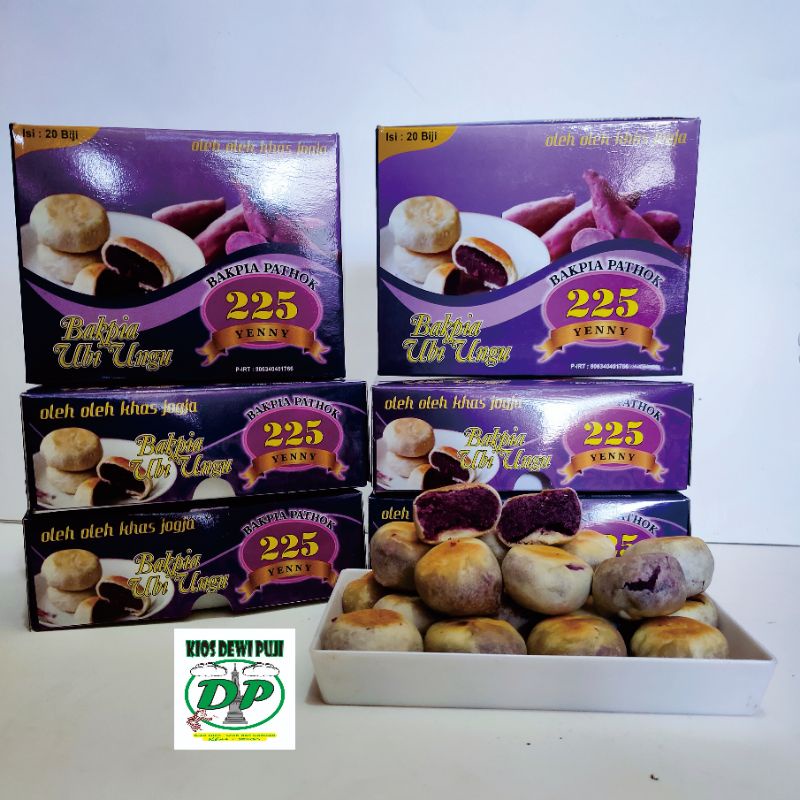 Jual Bakpia Pathok -234- UBI UNGU (Kering) | Shopee Indonesia