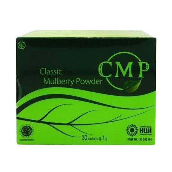 Jual Klorofil Serbuk Original CMP Classic Mulberry Powder per box ...