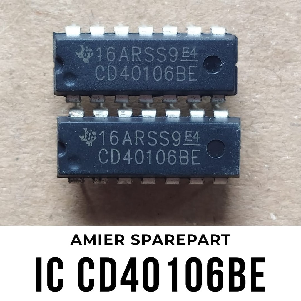 Jual CD40106BE IC CD40106 CMOS Hex Schmitt-Trigger Inverters DIP-14 | Shopee Indonesia