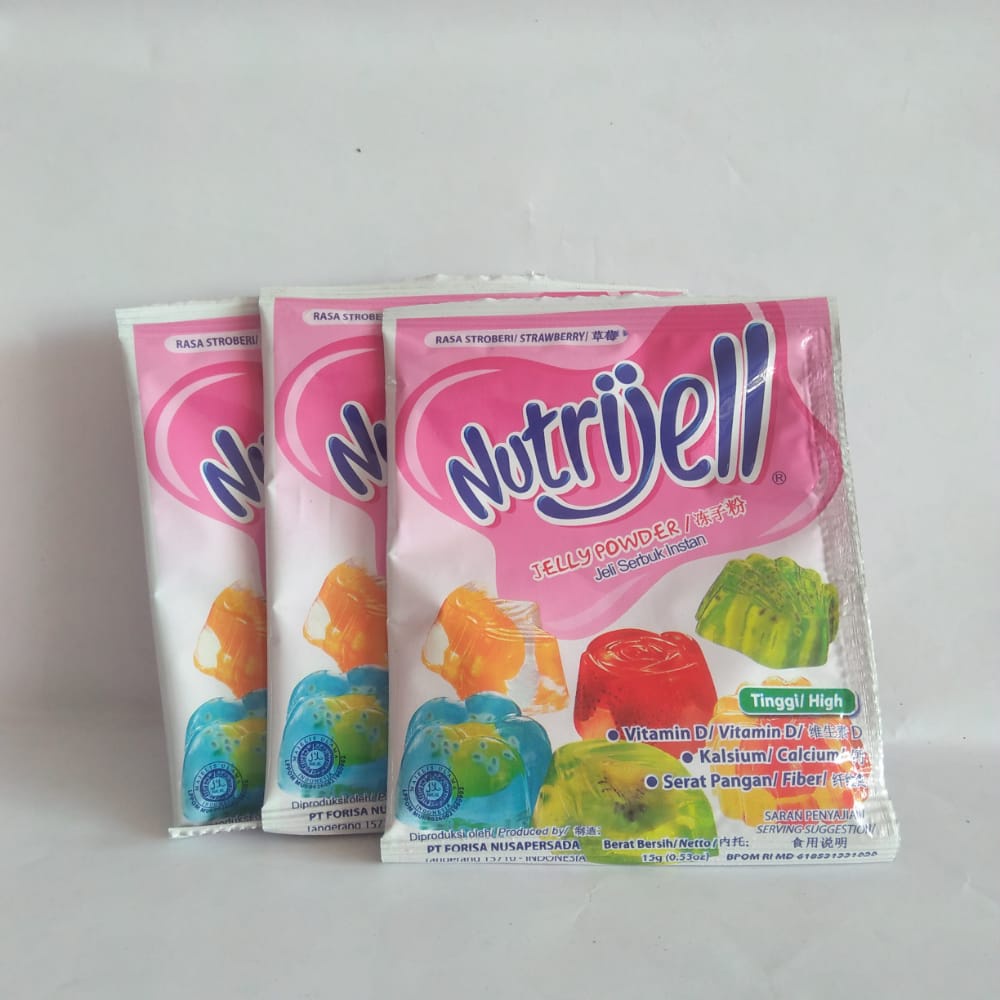 Jual Nutrijell Rasa Stroberi 15 Gram 1 Dus | Shopee Indonesia
