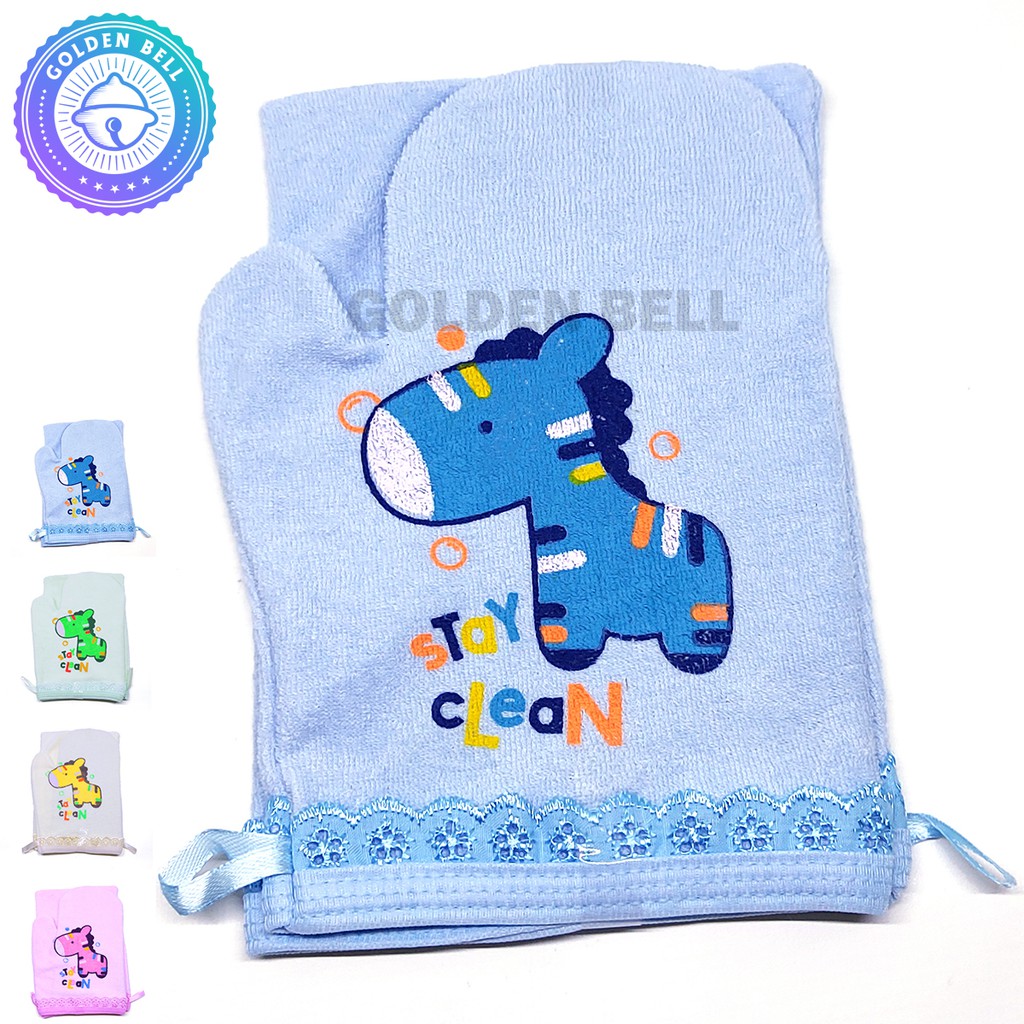 Jual Washlap Handuk Jari/Washlap Mandi Bayi isi 2pcs /Handuk Lap Bayi ...