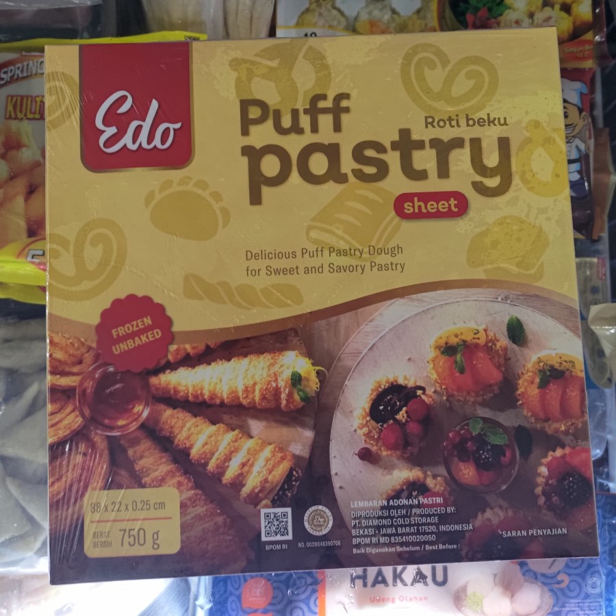 Jual edo puff pastry roti beku 750 gr | Shopee Indonesia