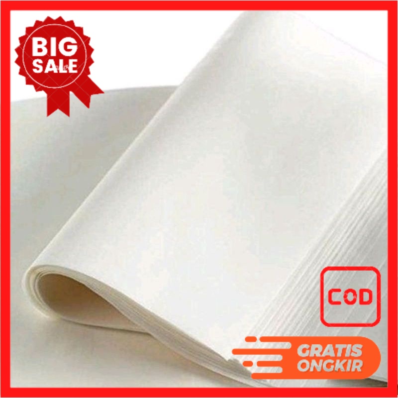 Jual KERTAS ROTI ISI 10 lembar / BAKING PAPER PUTIH DAN ABU ABU PROMO ...