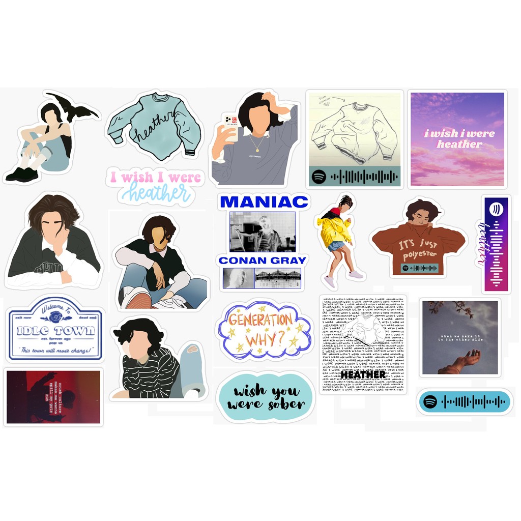 Jual conan gray sticker pack | Shopee Indonesia