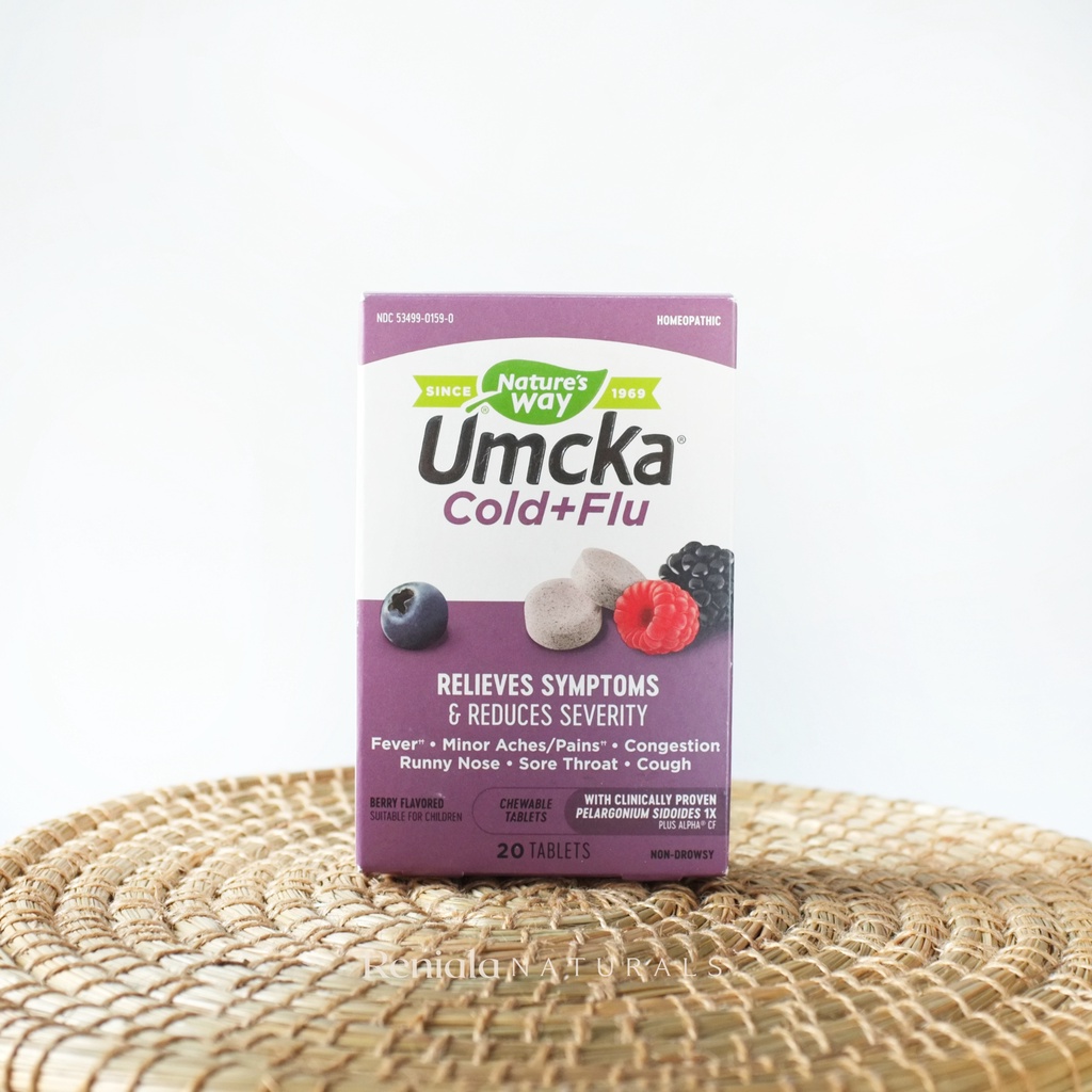 Jual Nature's Way - Umcka - Cold Flu Berry - 20 Chewable Tablets ...