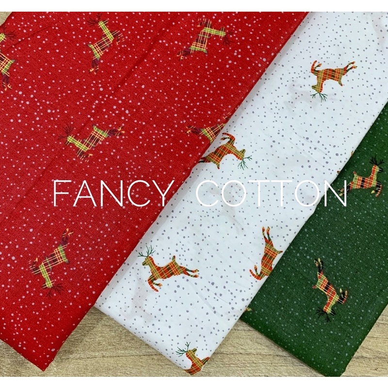 Jual kain katun jepang motif natal terbaru 2021 (hrg 1/2 mtr ,min beli ...
