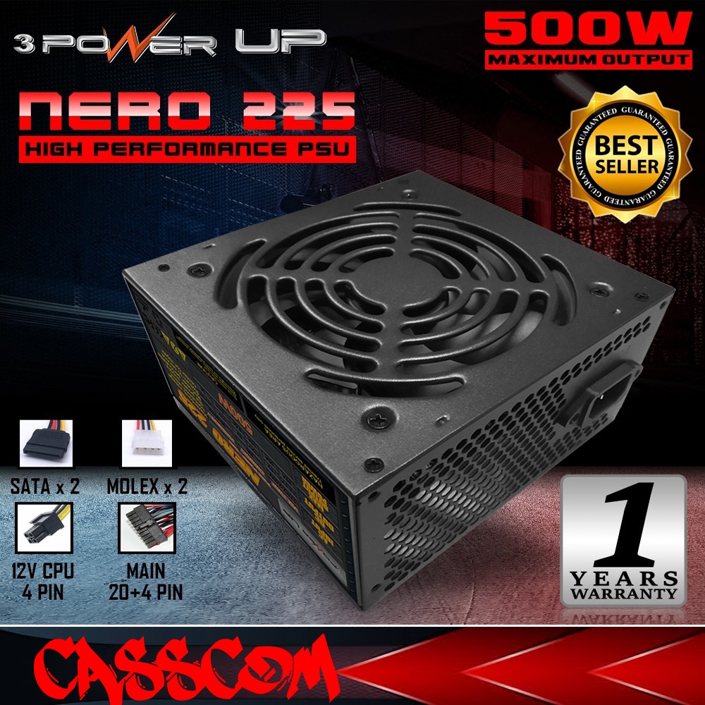 Jual Power Supply Power Up 500w/ PSU Power-up 500 watt | Shopee Indonesia