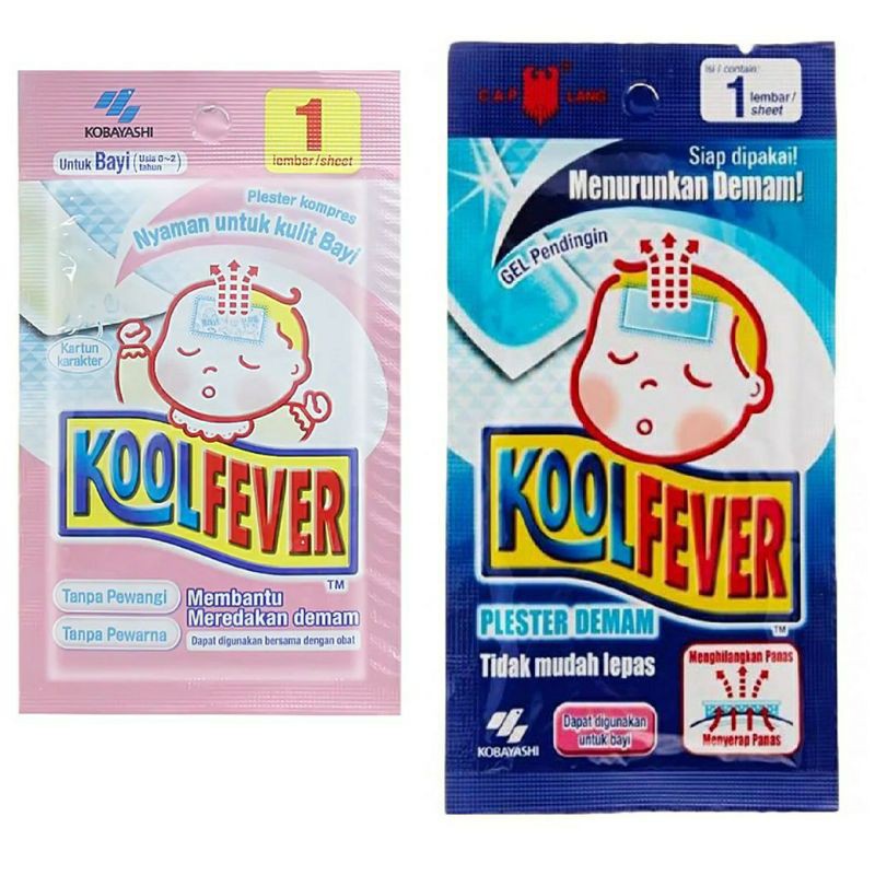 Jual Koolfever kompres demam bayi / anak | Shopee Indonesia
