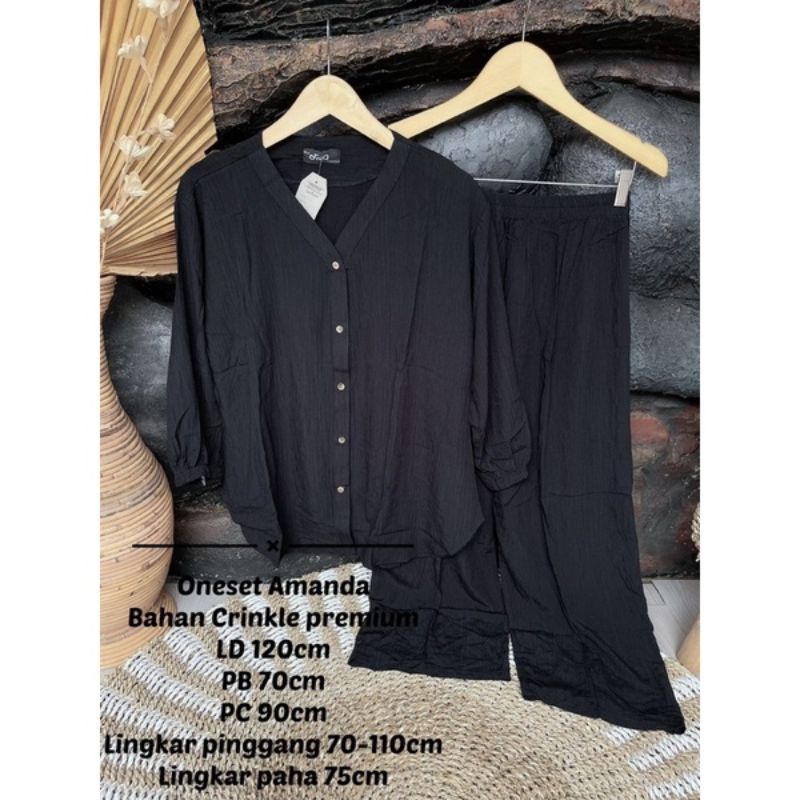 Jual one set crinkle | Shopee Indonesia