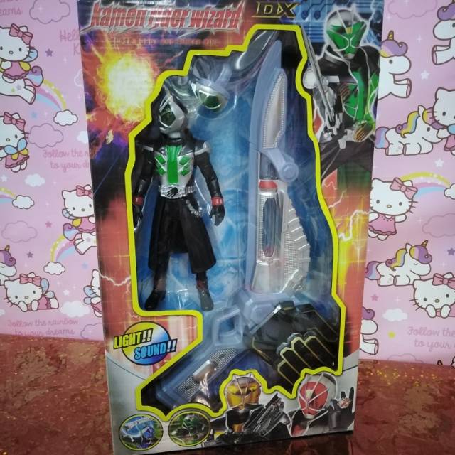 Jual Mainan Kamen Rider wizard figure dan senjata | Shopee Indonesia