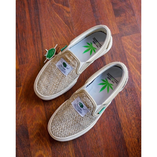 Jual NOBRANDS SLIP ON HEMP NATURAL ORIGINAL SEPATU NO BRAND FOOTWEAR SELOP HEMP | Shopee Indonesia