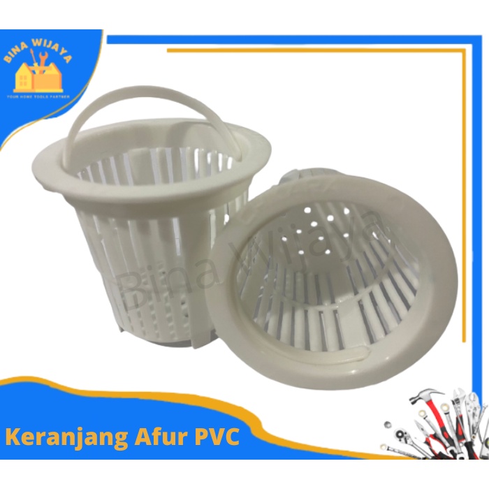 Jual Keranjang Afur Pvc Saringan Afur PVC Keranjang Putih Cuci piring 1 ...