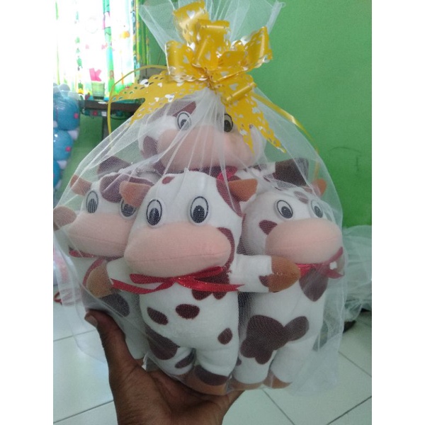 Jual Boneka Sapi Beranak Isi 4pcs(1besar 3kecil) | Shopee Indonesia