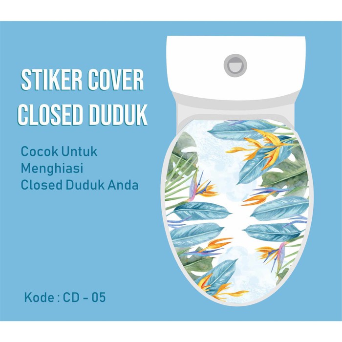 Jual Stiker Tutup Closet Duduk Toilet Cover Desain Modern | Shopee ...