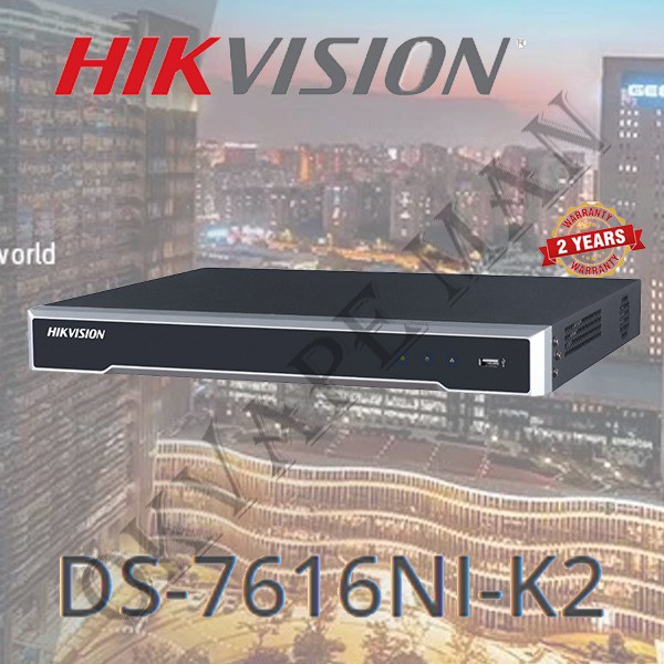 Jual HIKVISION NVR 16CH 16 Channel HD CCTV Kamera 4K DVR DS-7616NI-K2 ...