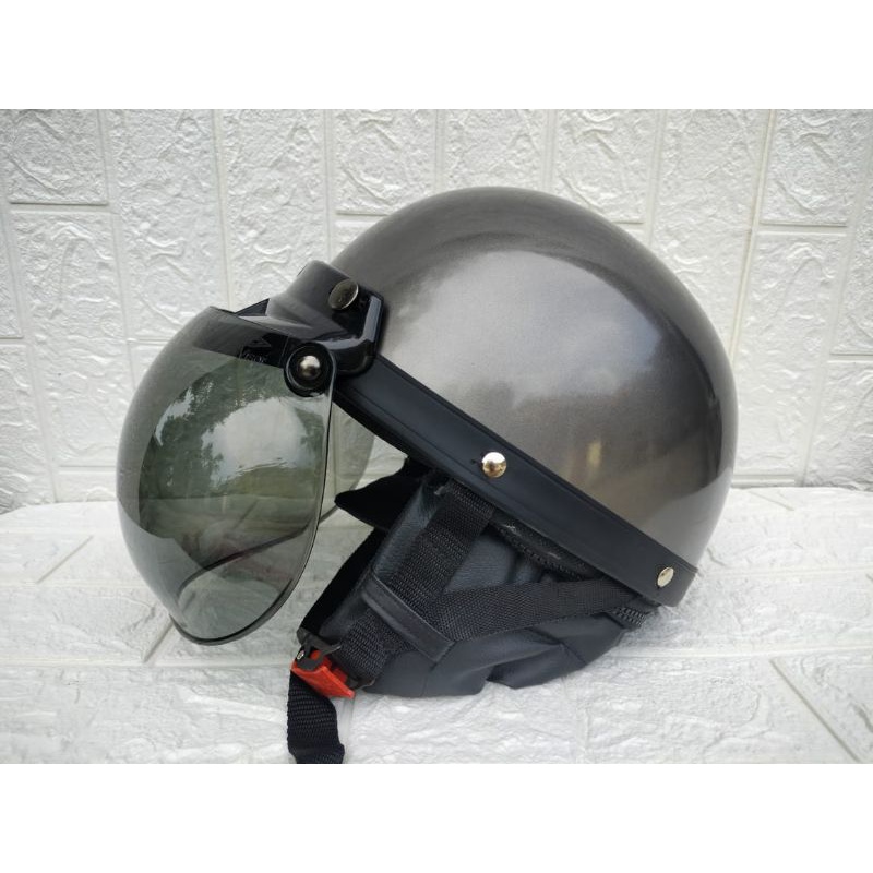 Jual Helm Bogo Dewasa Helm Bogo Setengah Kepala HelmBogo chips Vintage ...