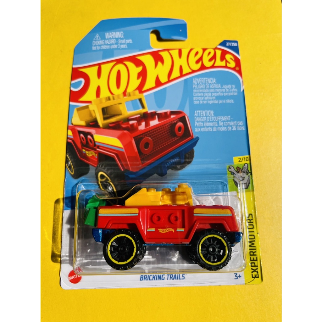 Jual HOTWHEELS HOT WHEELS BRICKING TRAILS LEGO MERAH EXPERIMOTORS LOT F ...