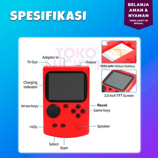Jual Game Boy Mini SUP LCD 3inch 400 Gamebot Box Permainan Retro ...
