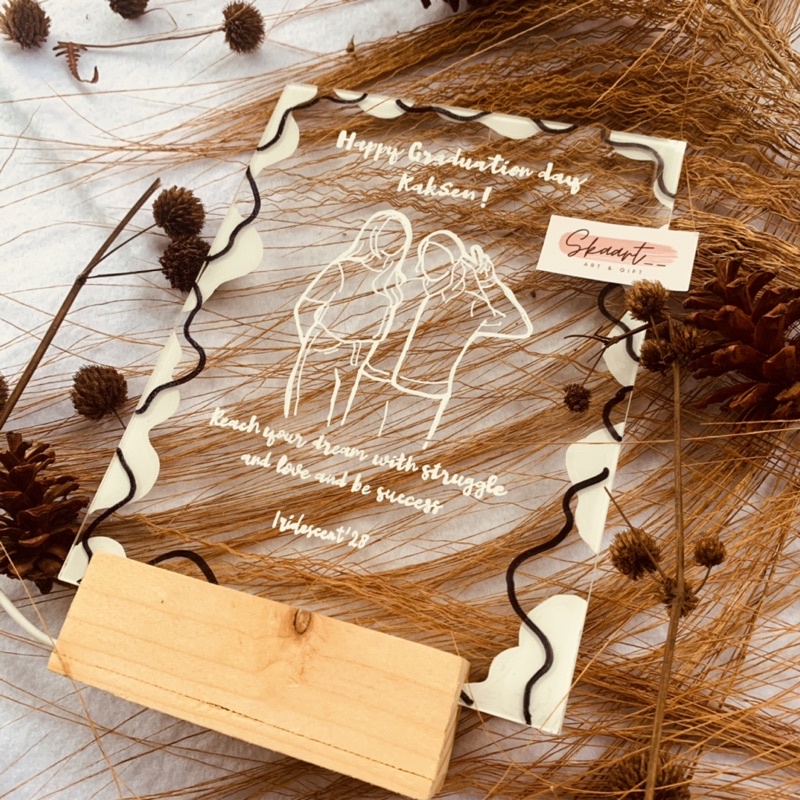 Jual A5 AKRILIK CUSTOM + LINEART + FRAME || HADIAH PAJANGAN | Shopee ...