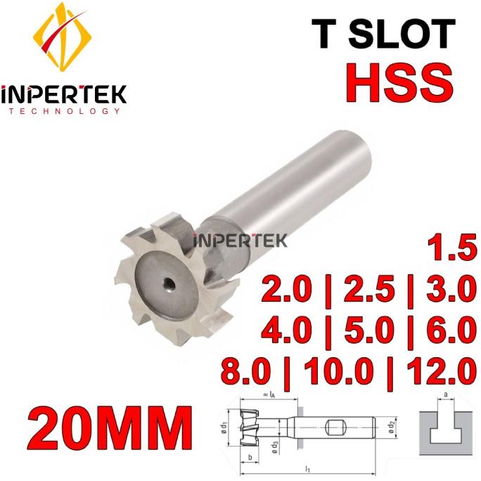 Jual Cutter T 20*6 T Slot Cutter Milling 20 Cutter Slot Baut Ekor ...